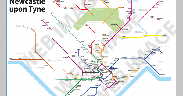 Pubstops of Newcastle upon Tyne Poster | The Original Pub Maps ...